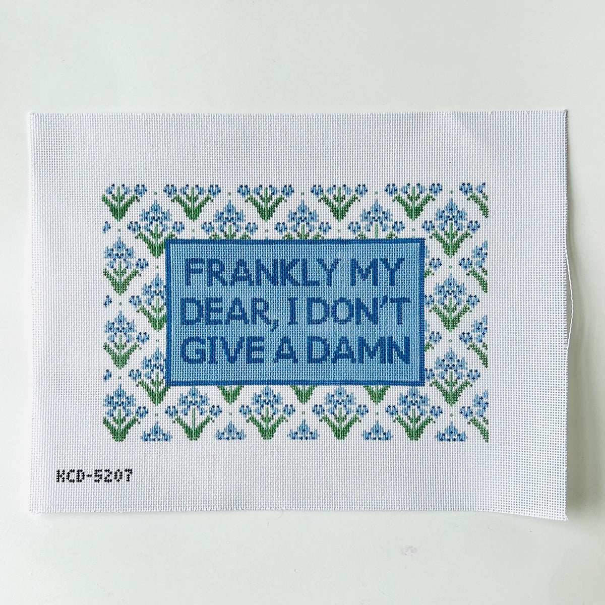 Frankly My Dear Canvas – KC Needlepoint