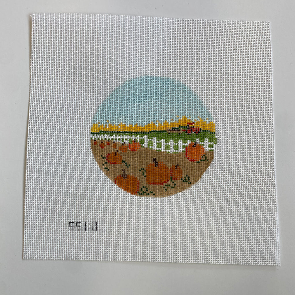 Pumpkin Patch Canvas | KC Needlepoint