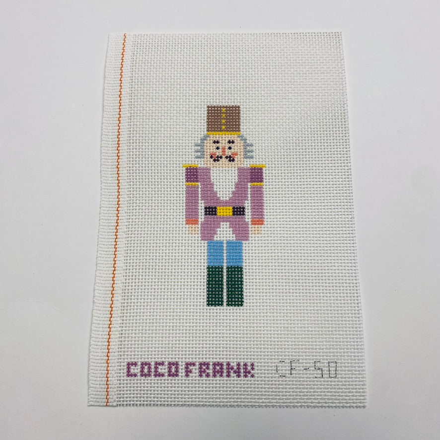 Lavender Nutcracker Canvas | KC Needlepoint