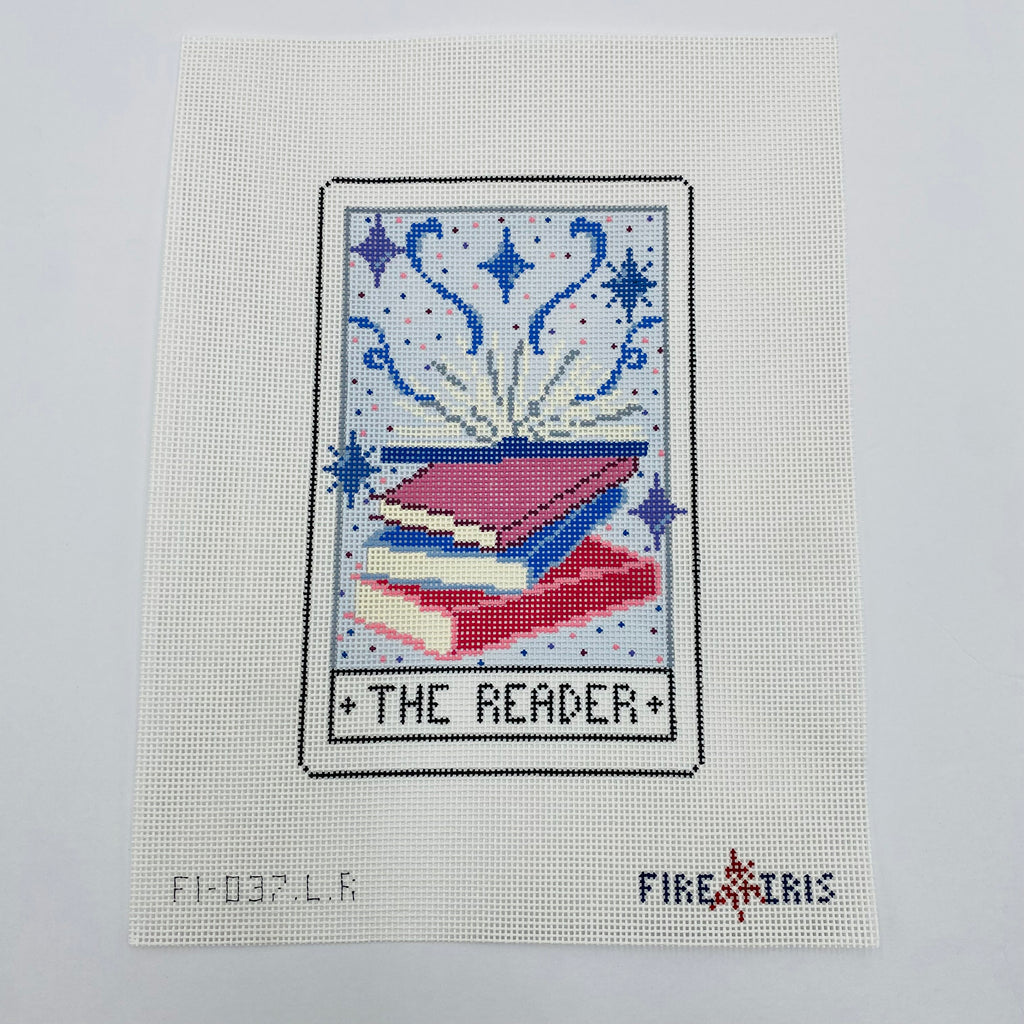 The Reader Canvas | KC Needlepoint