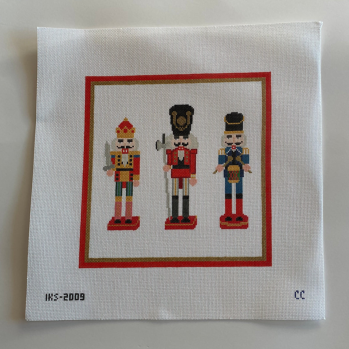 Trio Nutcracker Canvas – KC Needlepoint