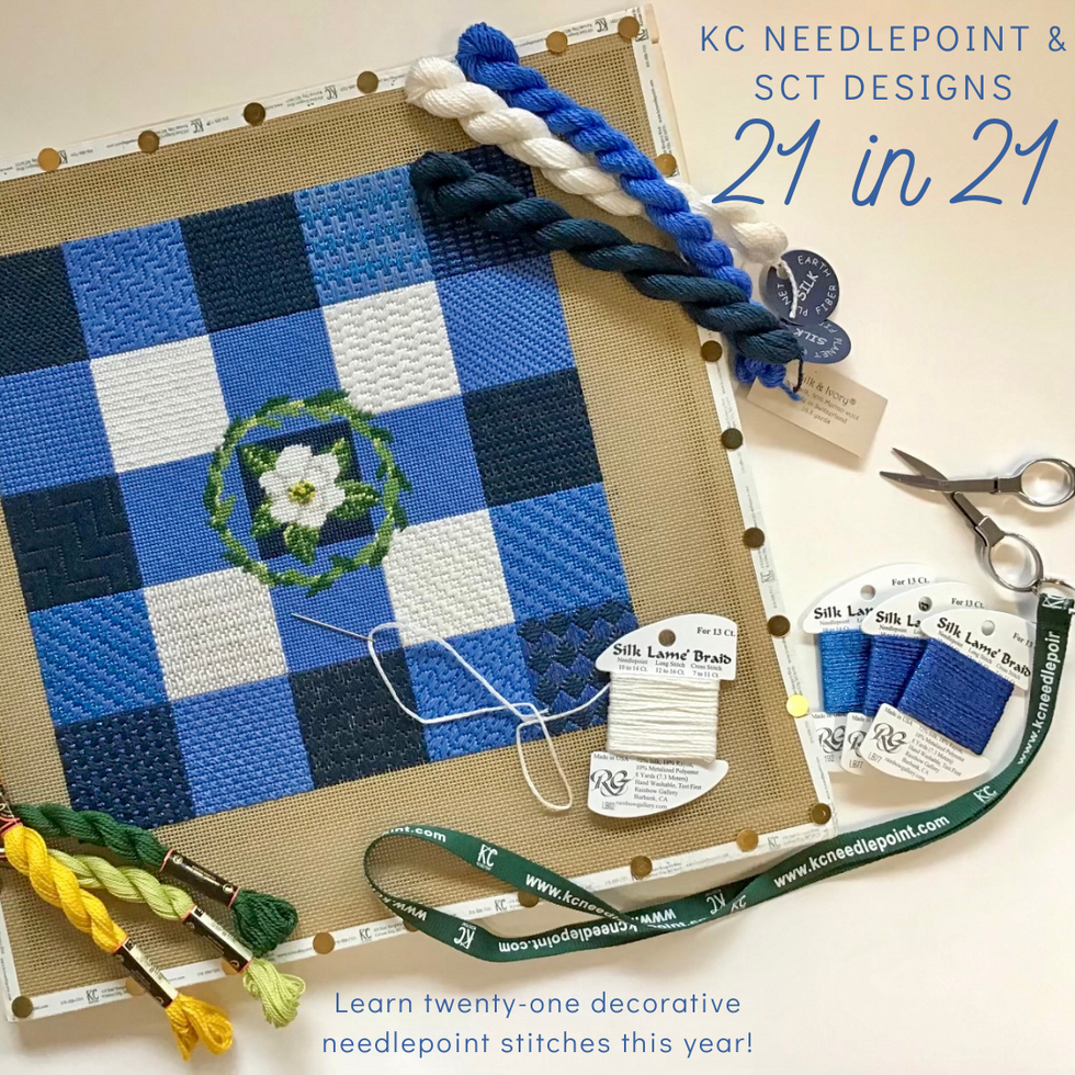 Learn 21 stitches in 2021 – KC Needlepoint