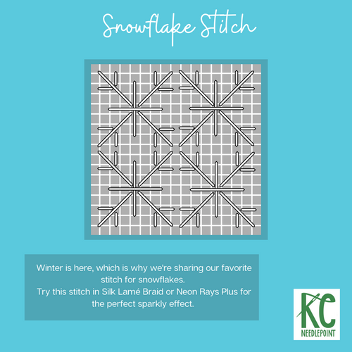 Snowflake Stitch – KC Needlepoint
