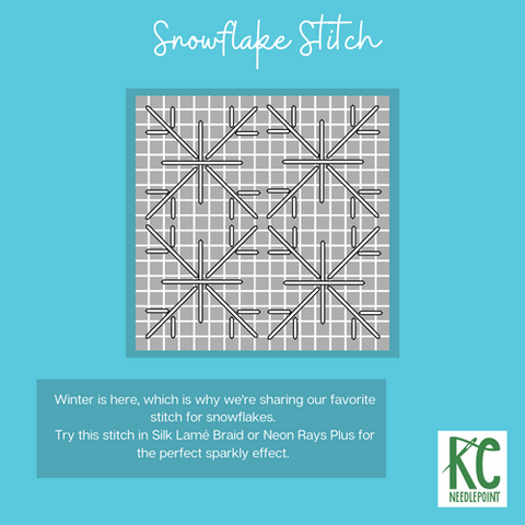 Snowflake Stitch – KC Needlepoint