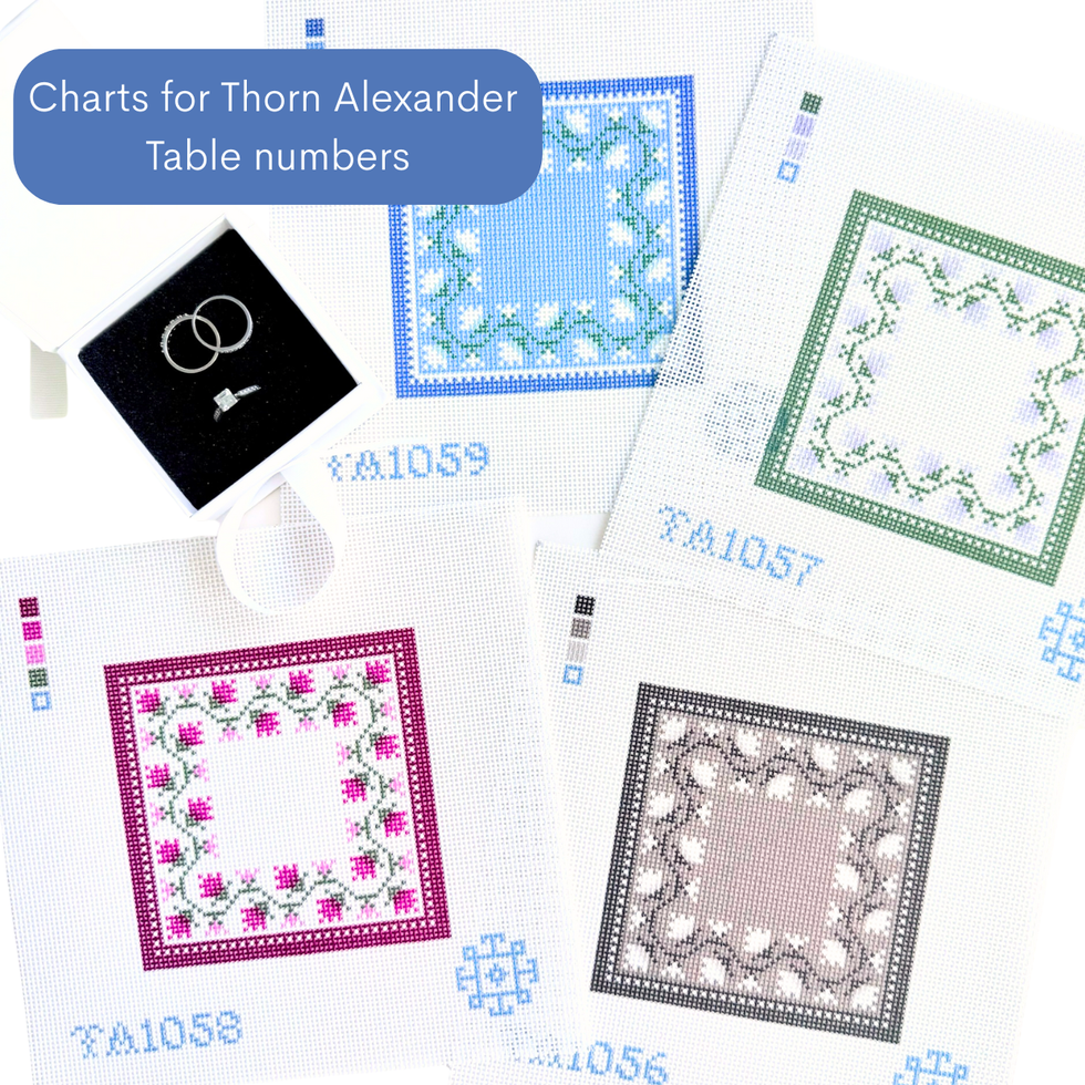 Thorn Alexander Table Number Charts – KC Needlepoint