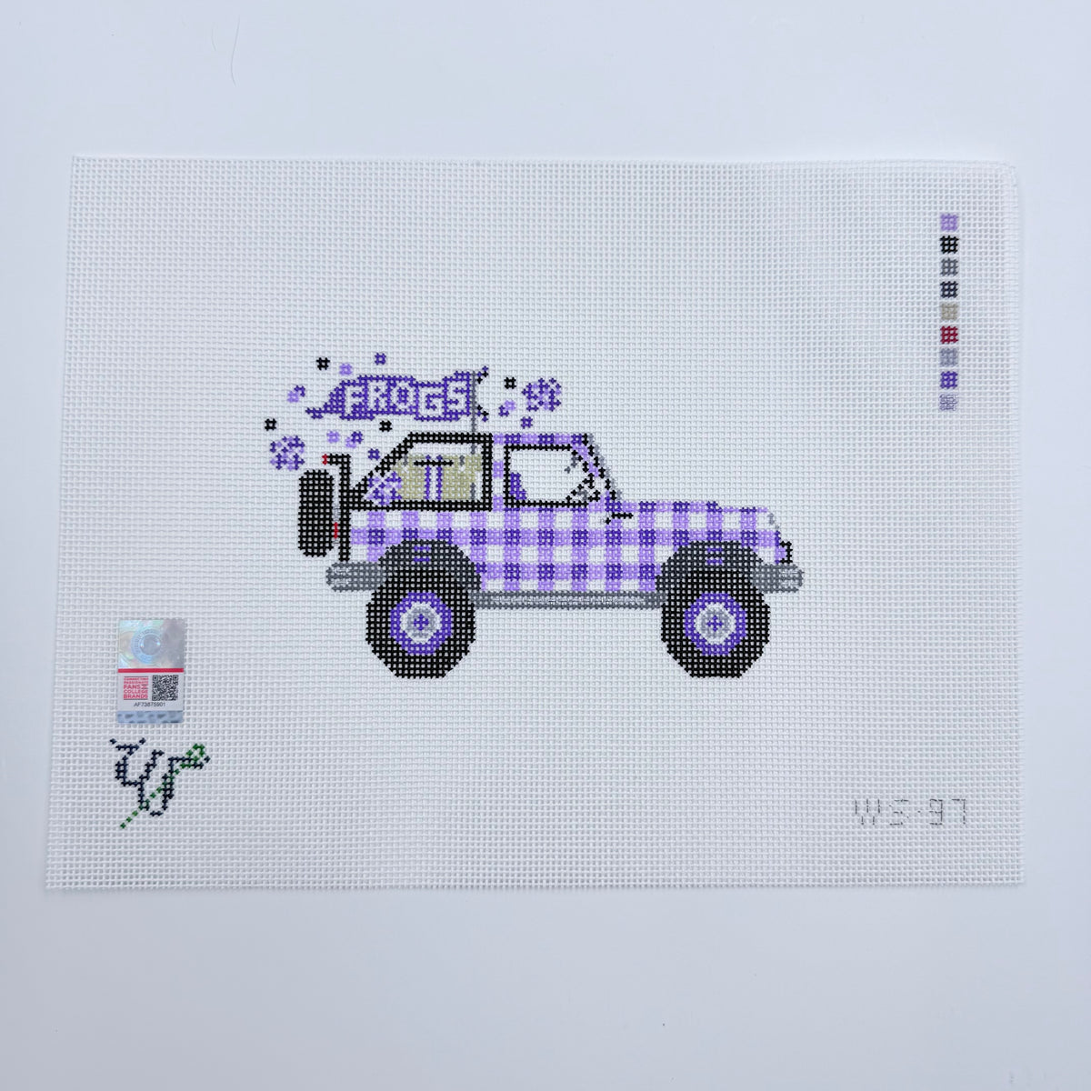 TCU Jeep Canvas – KC Needlepoint