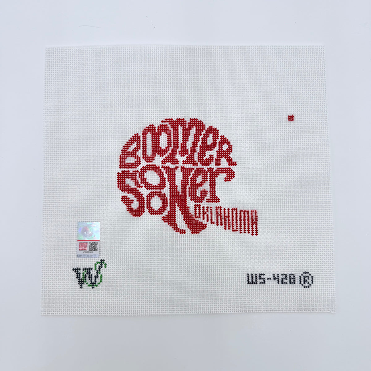 Oklahoma Helmet Canvas – KC Needlepoint