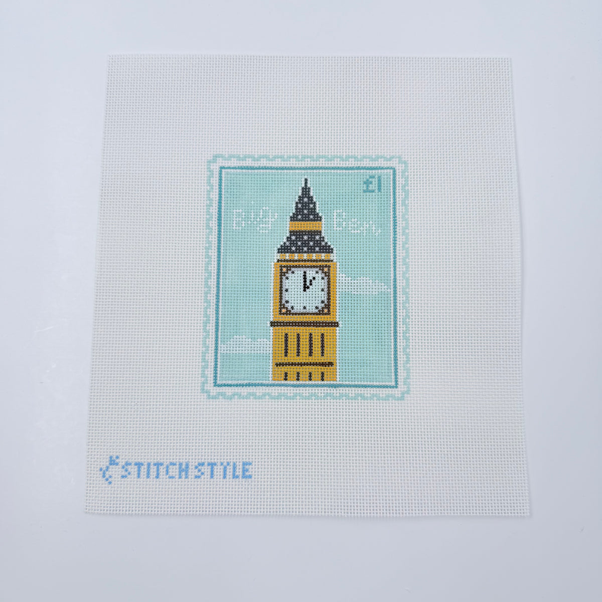 Big Ben Stamp Needlepoint Canvas – KC Needlepoint