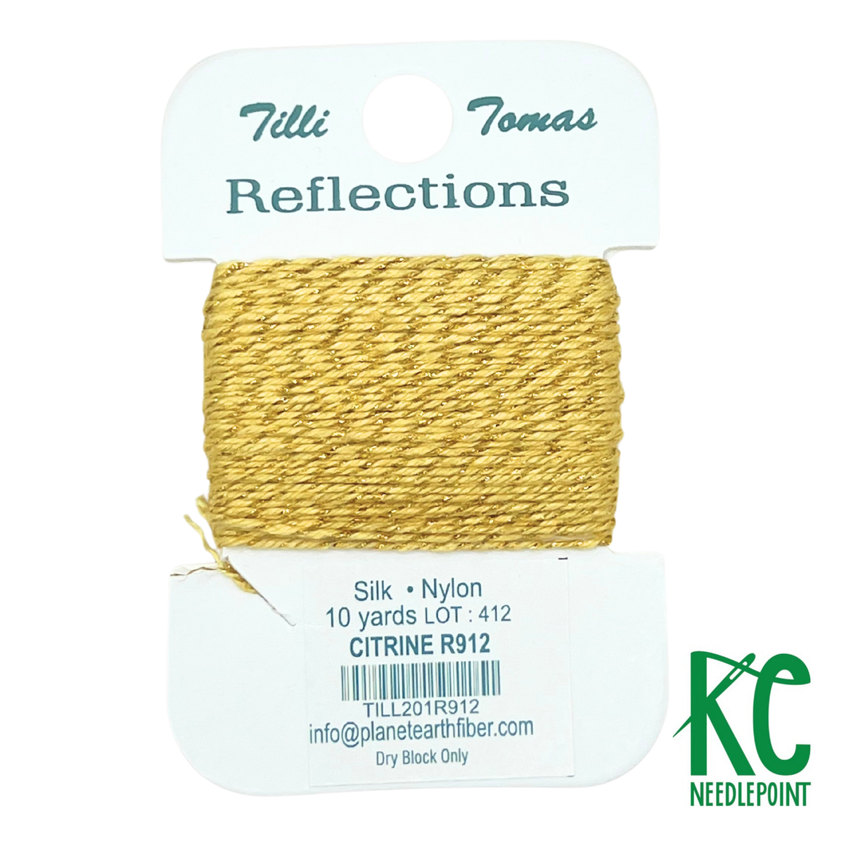 Reflections Card 912 Citrine – KC Needlepoint