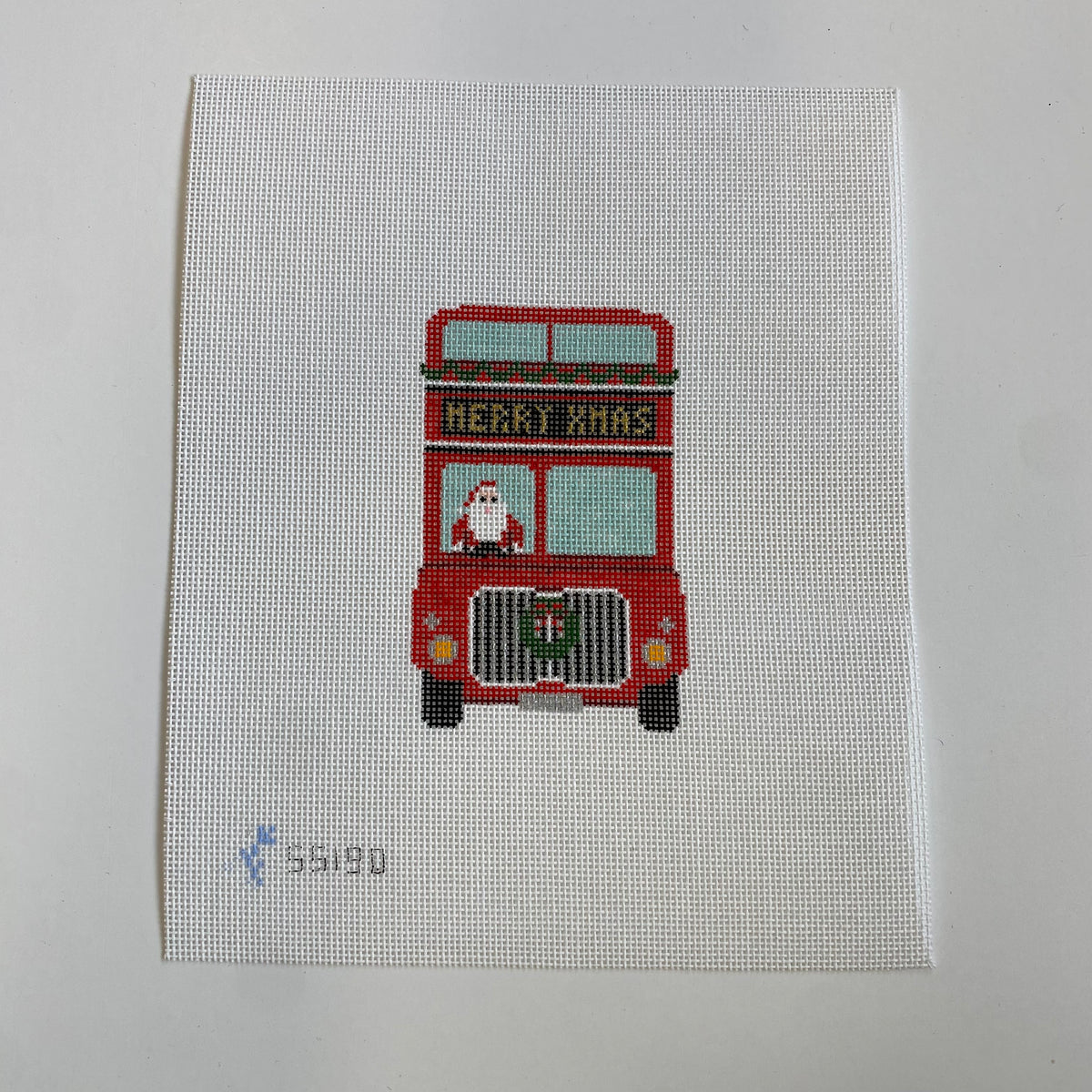 Double Decker Bus Canvas – KC Needlepoint