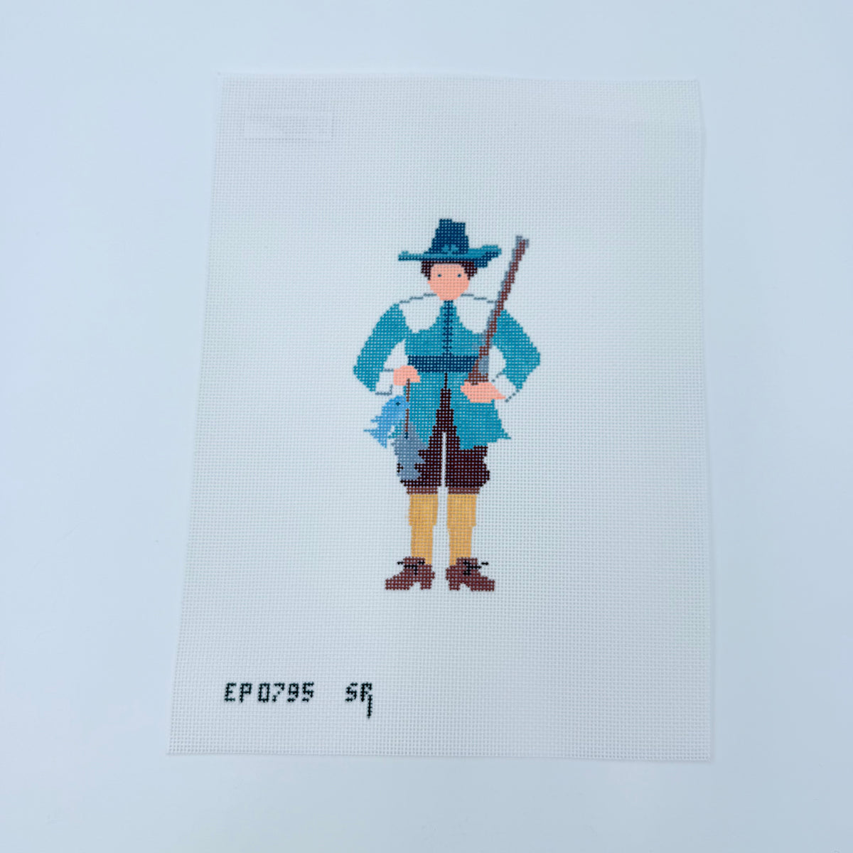 Male Pilgrim Canvas – KC Needlepoint