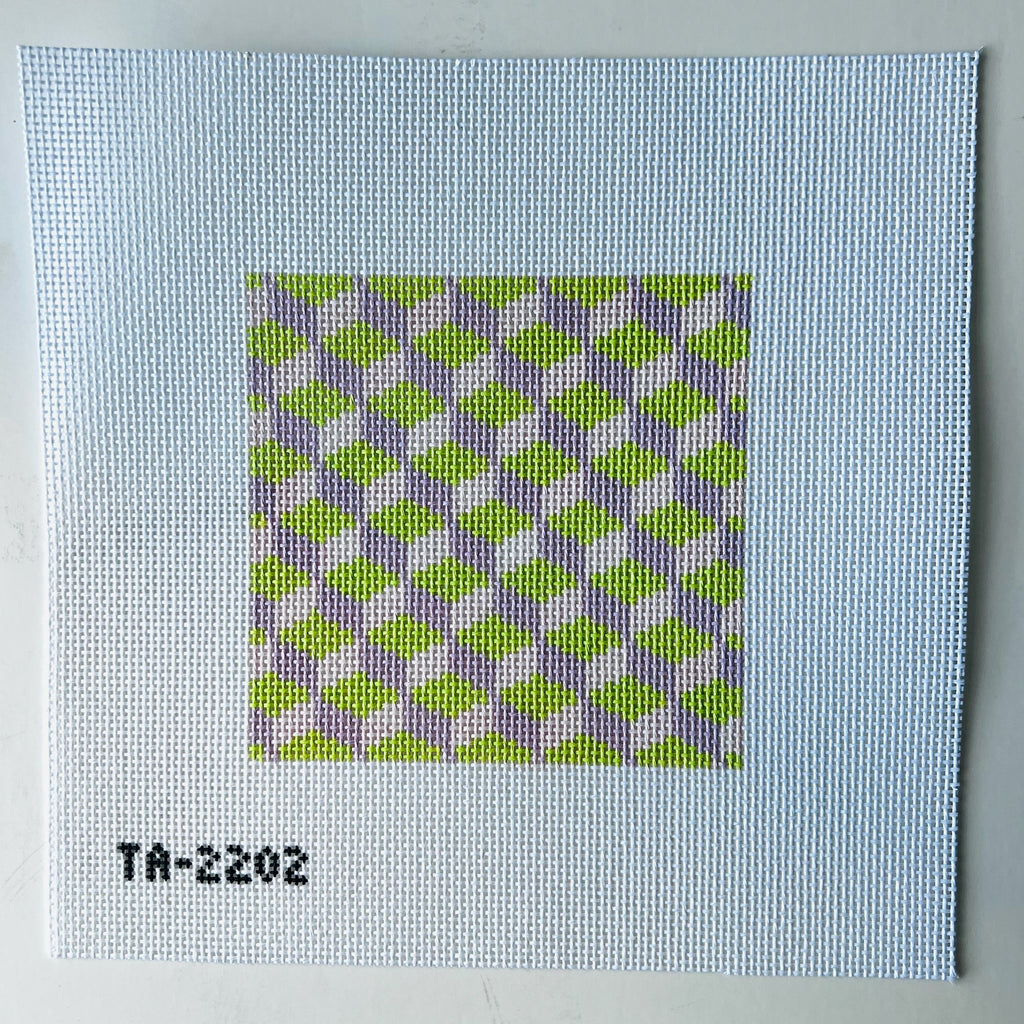Blocks Square Needlepoint Canvas | KC Needlepoint
