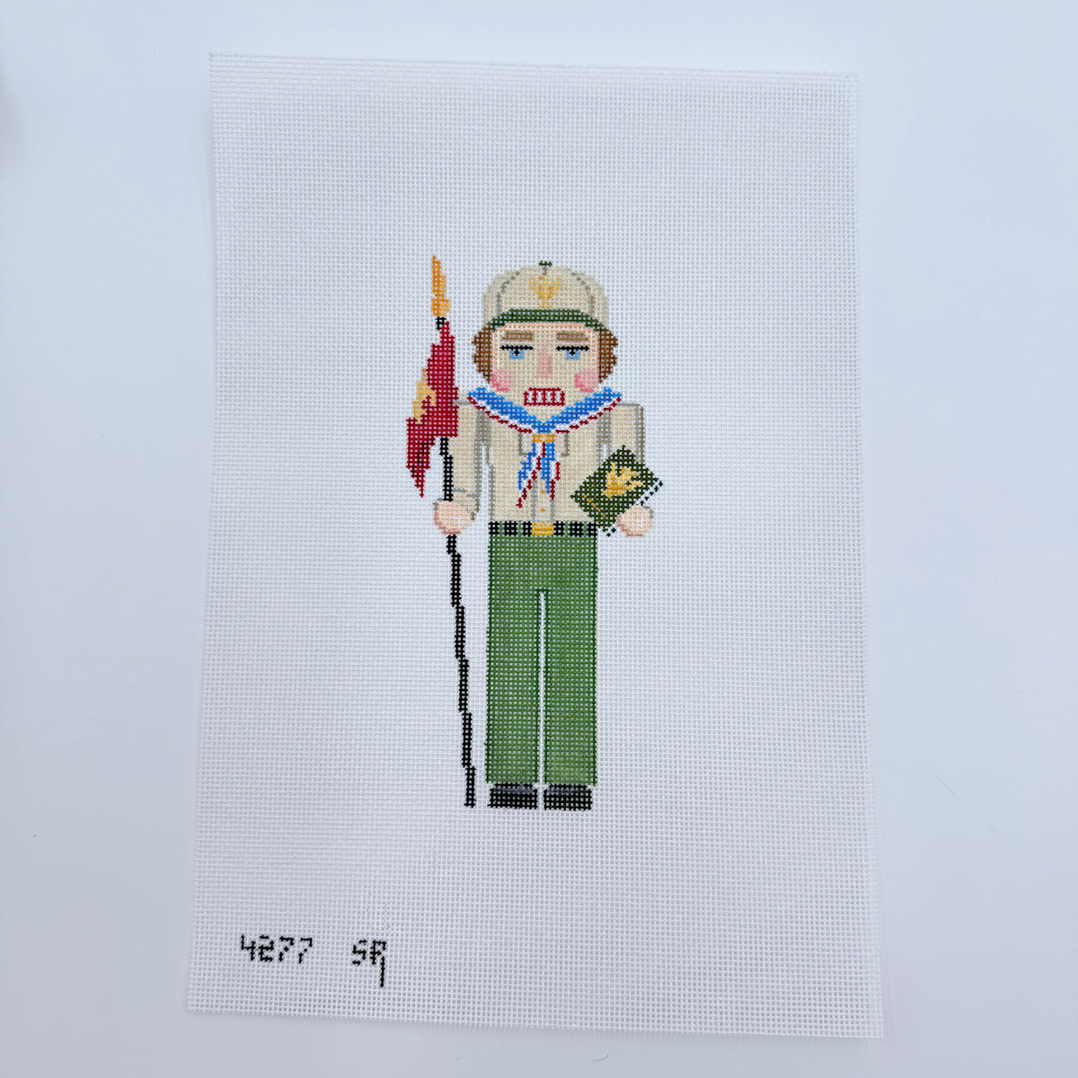 Boy Scout Nutcracker Canvas – KC Needlepoint