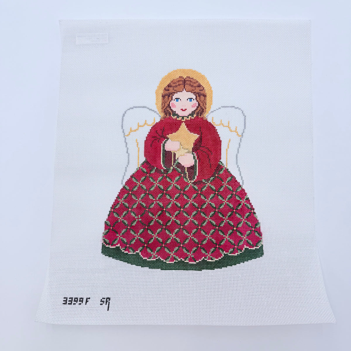 Star Angel Tree Topper Canvas – KC Needlepoint