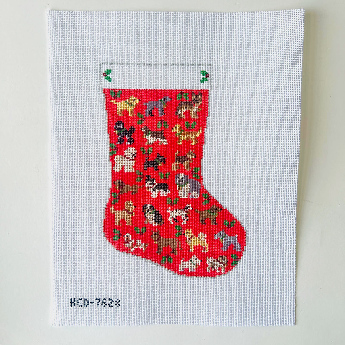 Midi Dog Stocking – KC Needlepoint