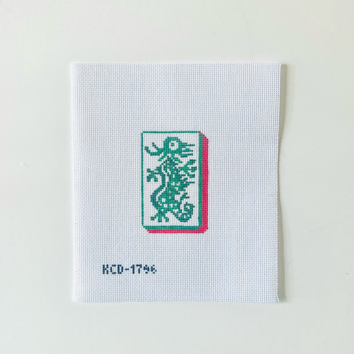 Green Dragon Tile Canvas – KC Needlepoint