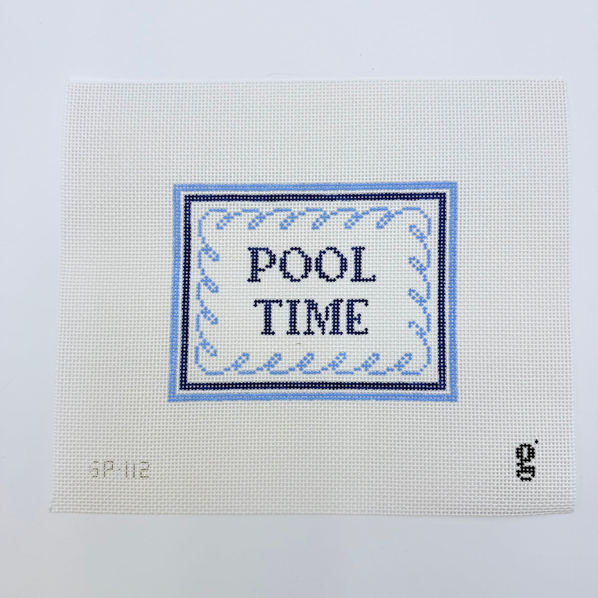 Pool Time Canvas – KC Needlepoint