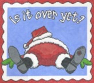 Is It Over Yet? Needlepoint Canvas | KC Needlepoint