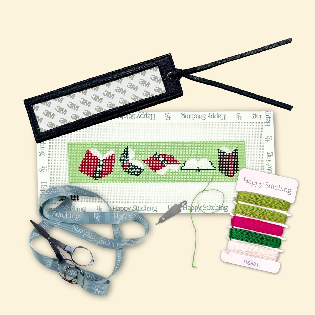 "Mint Condition" Happy Stitching All-In-One Bookmark Kit – KC Needlepoint