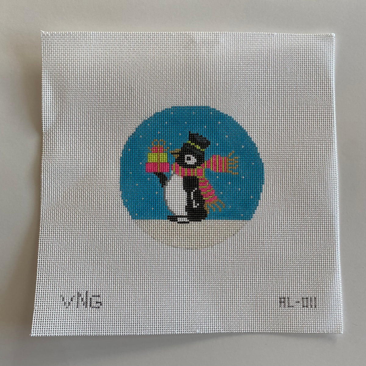 Preppy Penguin Canvas – KC Needlepoint