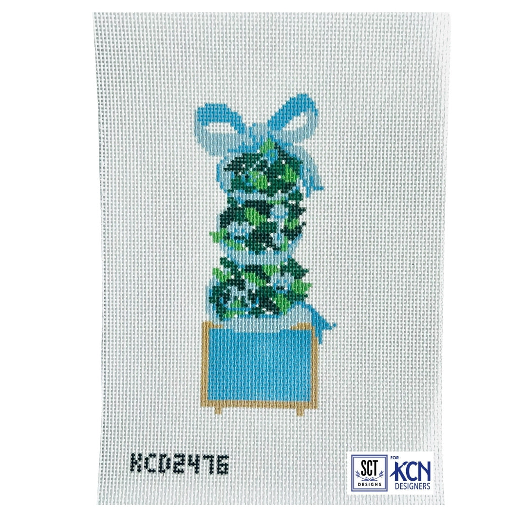 Baby Boy Topiary Canvas – KC Needlepoint