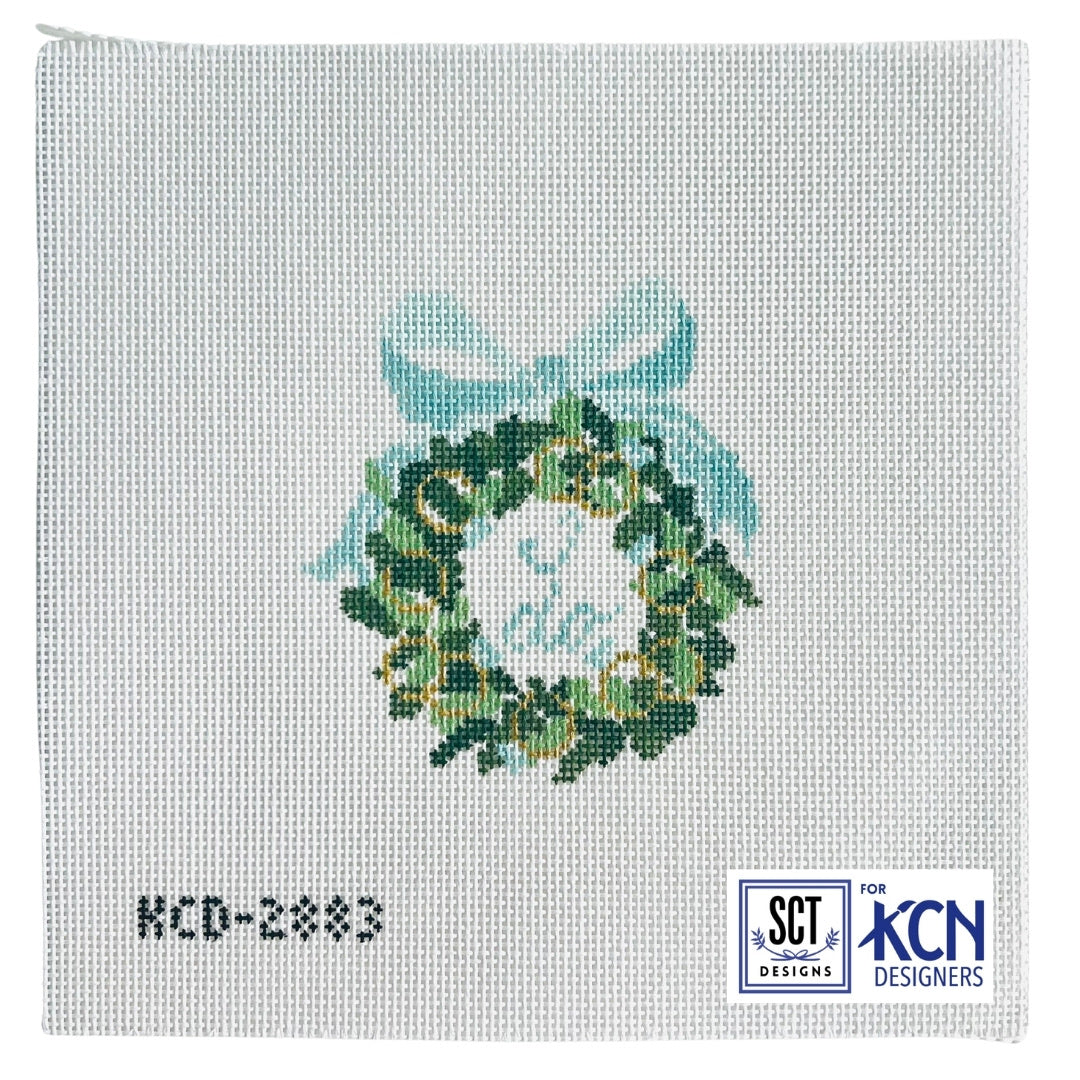 Wedding/Engagment Wreath – KC Needlepoint