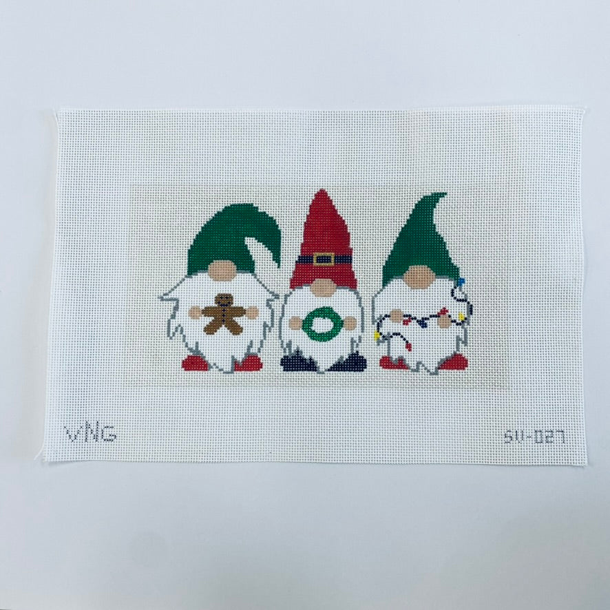Christmas Gnomes Canvas – KC Needlepoint