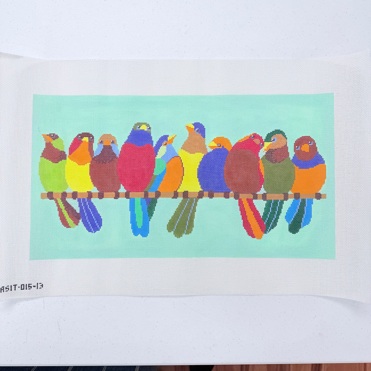 Birds on a Wire Needlepoint Canvas – KC Needlepoint