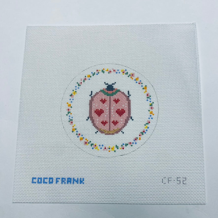 Love Bug Beetle Canvas | KC Needlepoint