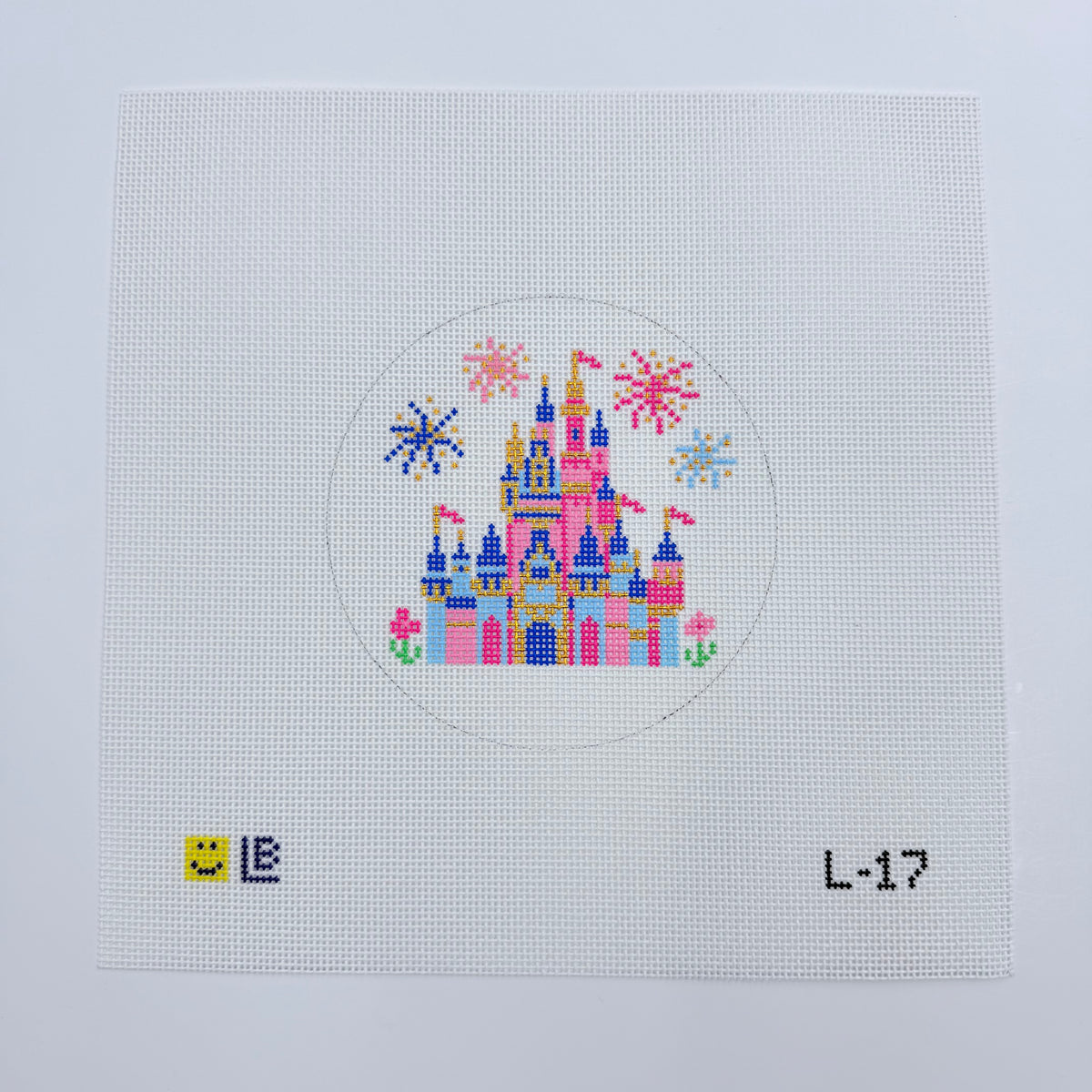 Spring Castle Canvas – KC Needlepoint