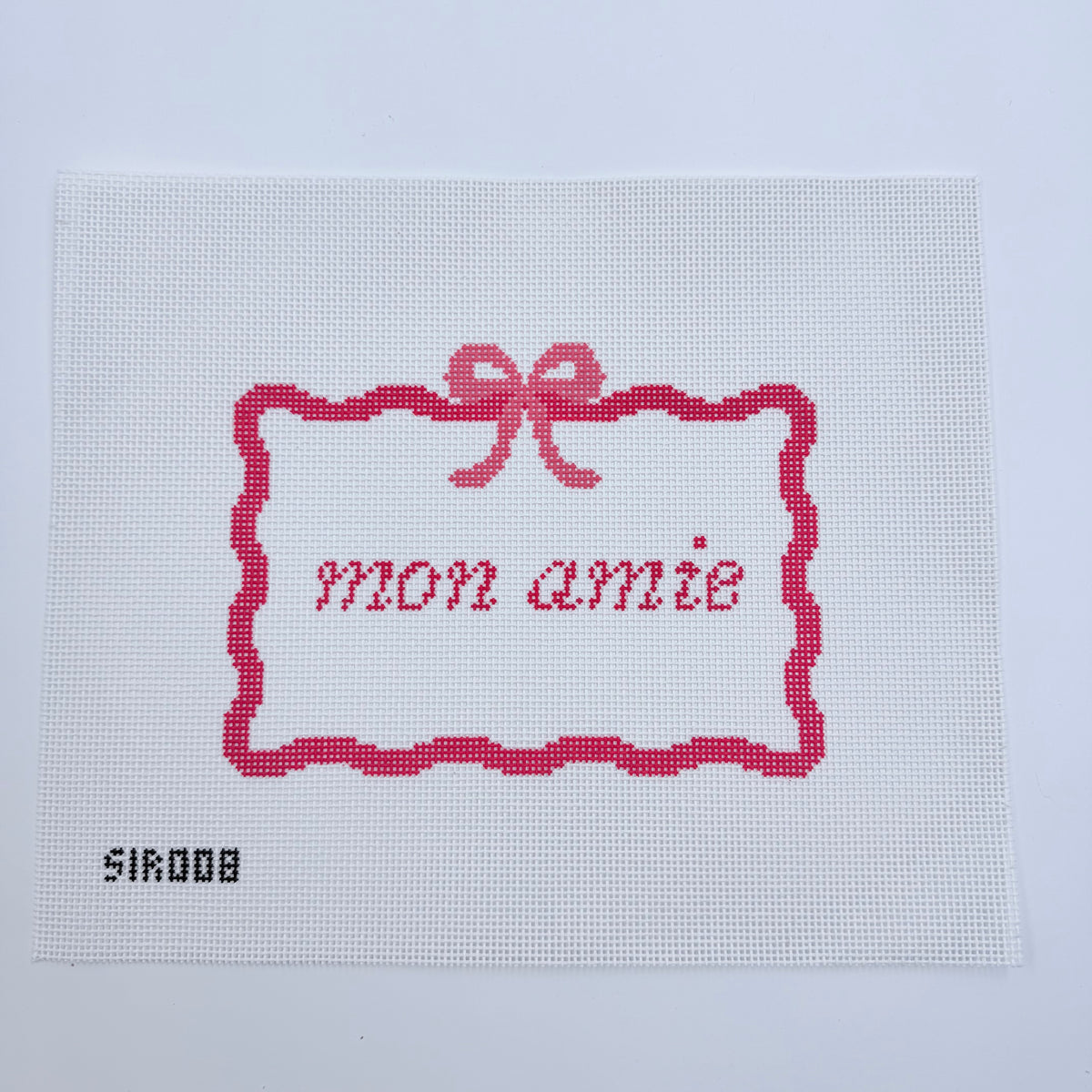 Mon Amie Pink Canvas – KC Needlepoint