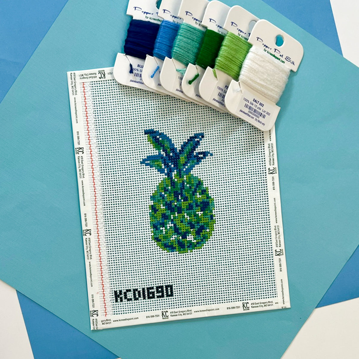 Pineapple Kit – KC Needlepoint