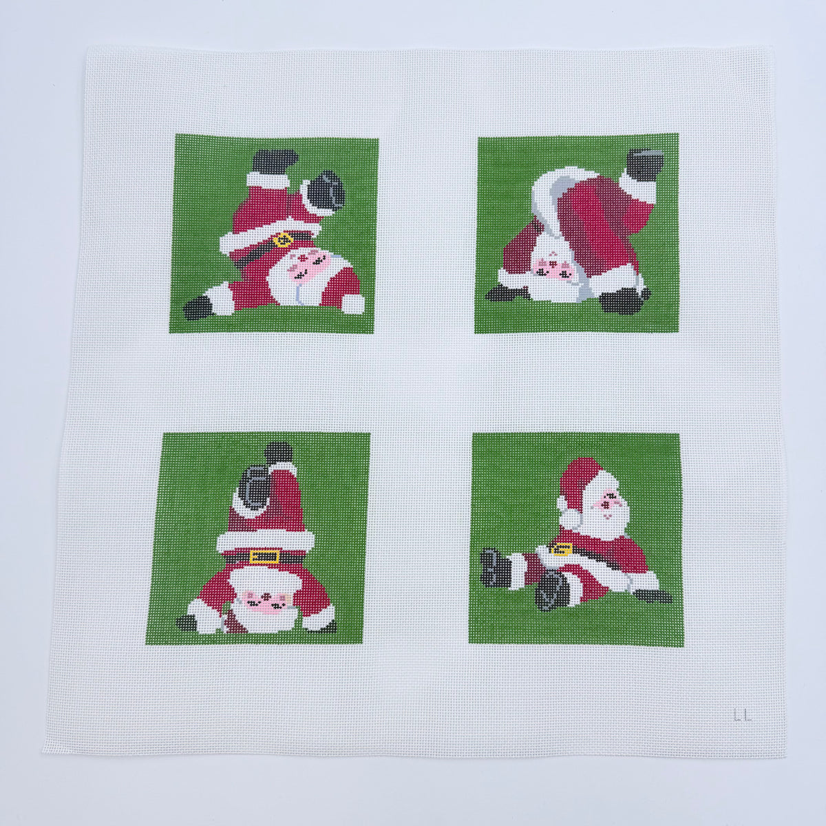 Tipsy Santa Coaster Canvases – KC Needlepoint