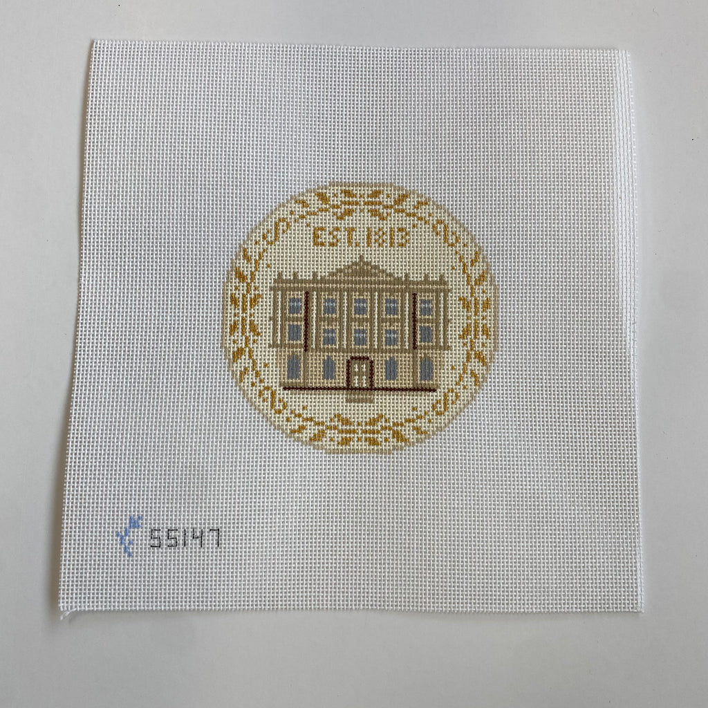 Pride and Prejudice Pemberly Canvas | KC Needlepoint