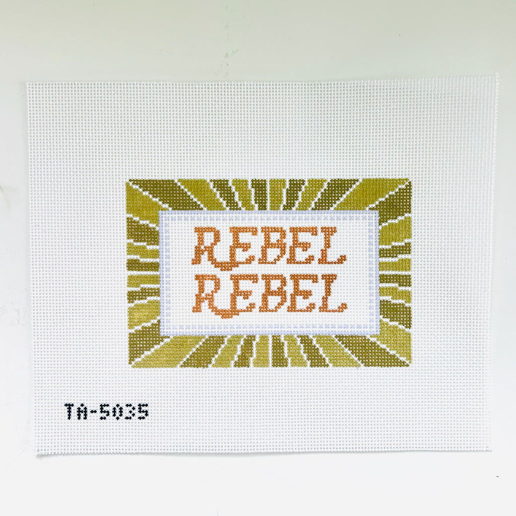 Rebel Rebel Canvas | KC Needlepoint