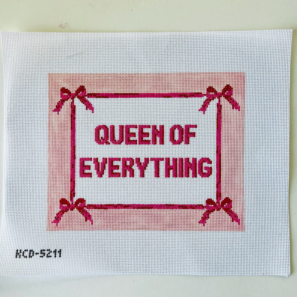 Queen of Everything Canvas | KC Needlepoint