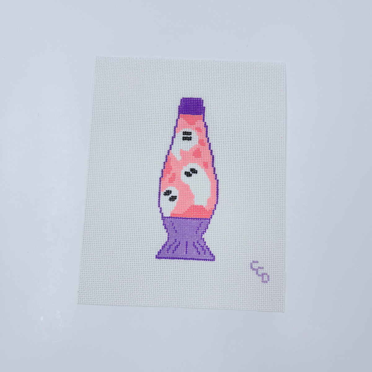Ghost Lava Lamp Canvas – KC Needlepoint