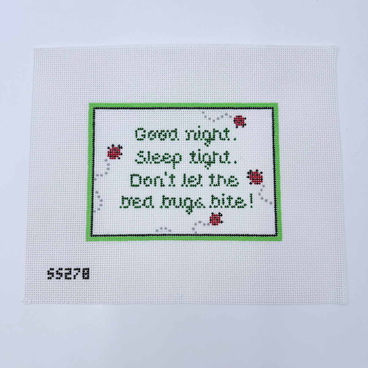 Good night. Sleep tight. Canvas – KC Needlepoint