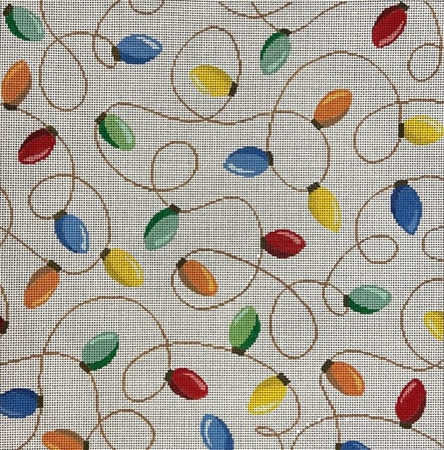 Christmas Lights Needlepoint Canvas – KC Needlepoint