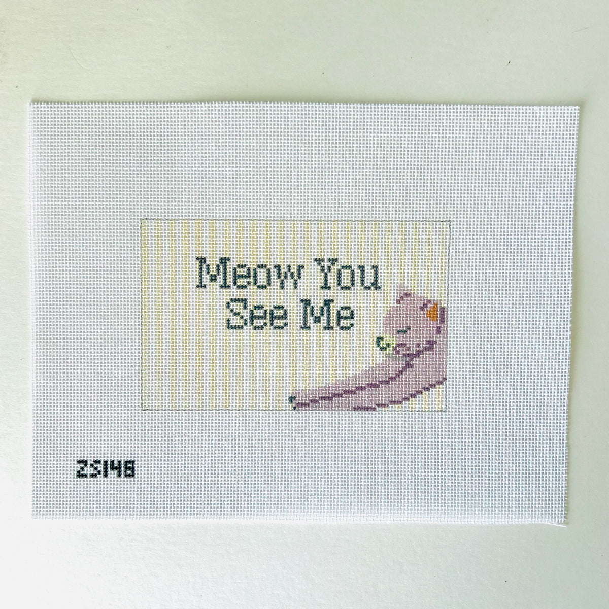 Meow You See Me Eyeglass Case Insert – KC Needlepoint