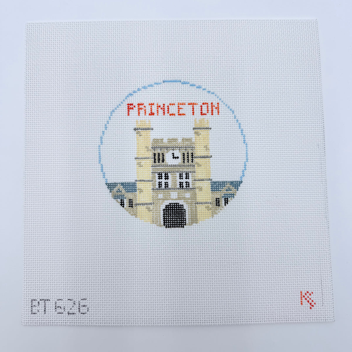 Princeton Round Canvas – KC Needlepoint