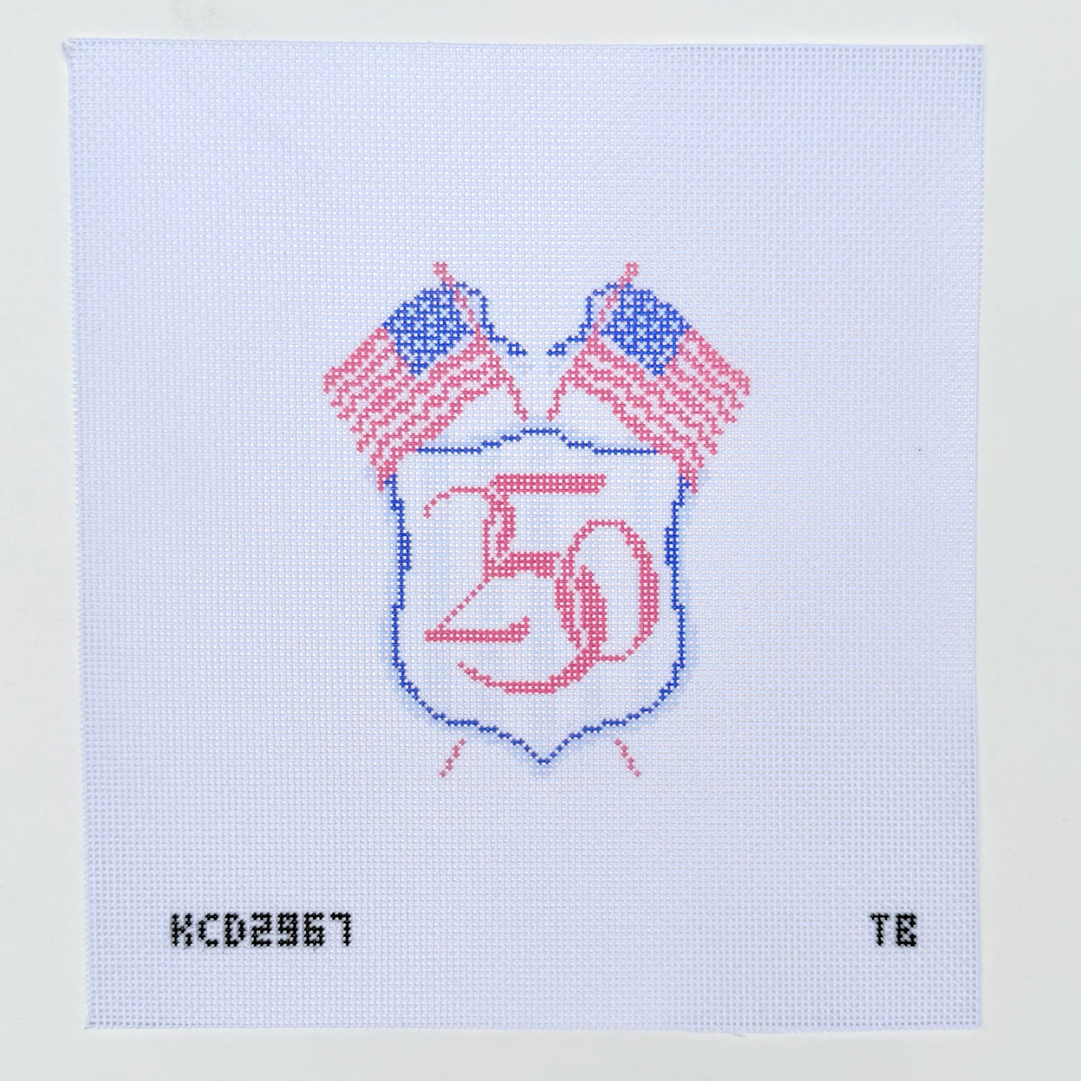 250th Anniversary Crest Needlepoint Canvas – KC Needlepoint