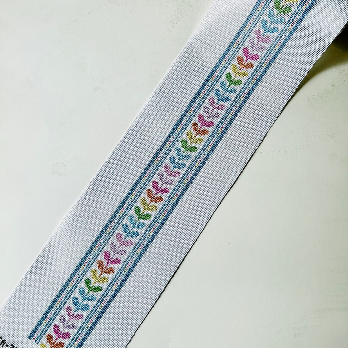 Rainbow Leaves Strap – KC Needlepoint