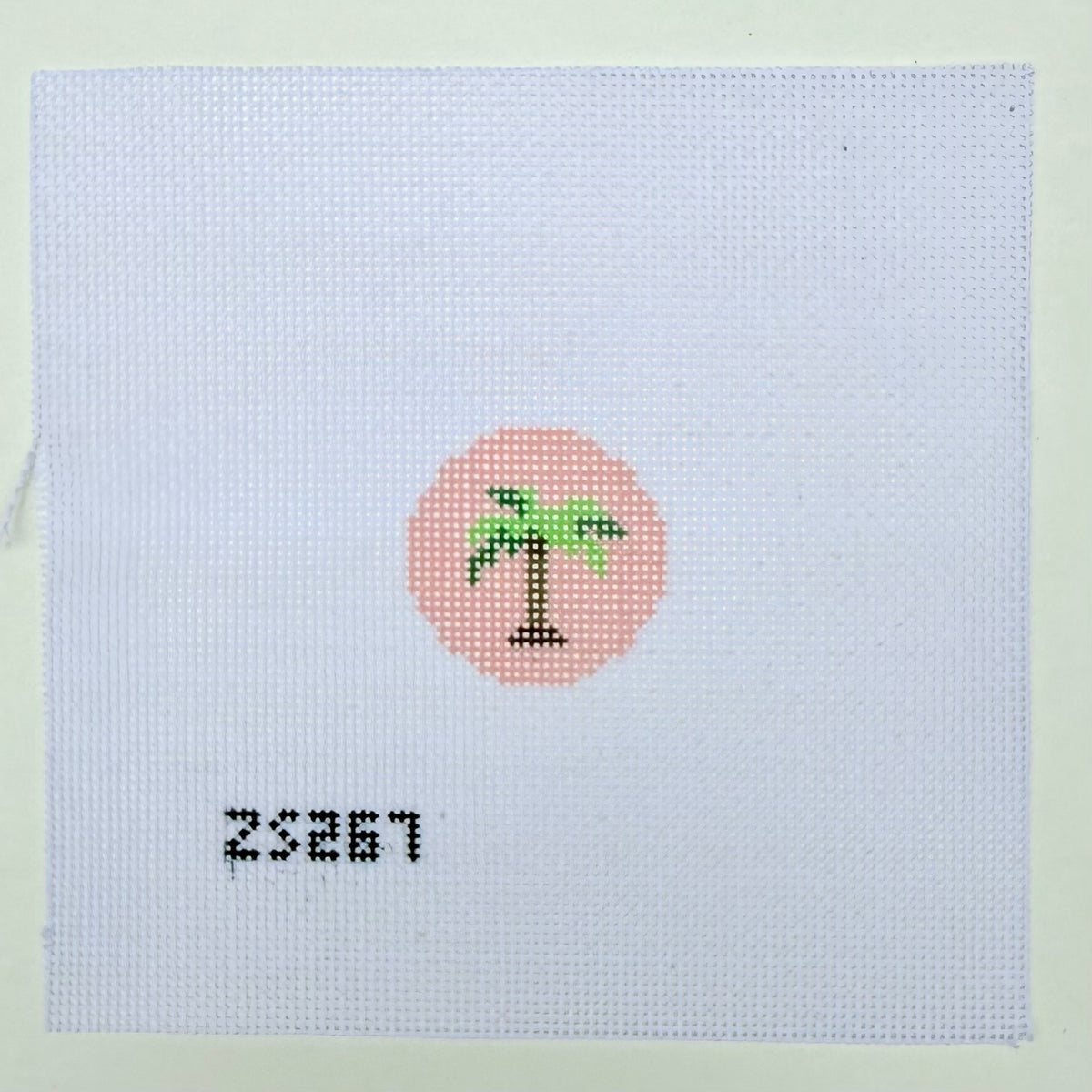 Palm Tree Key Fob Needlepoint Canvas – KC Needlepoint