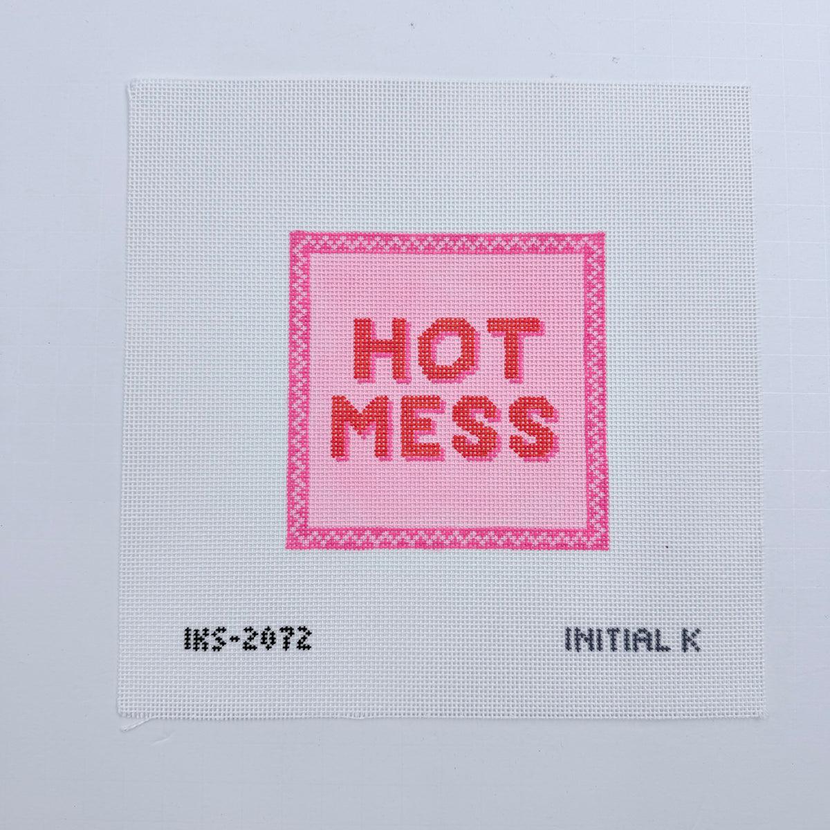Hot Mess Square Canvas – KC Needlepoint