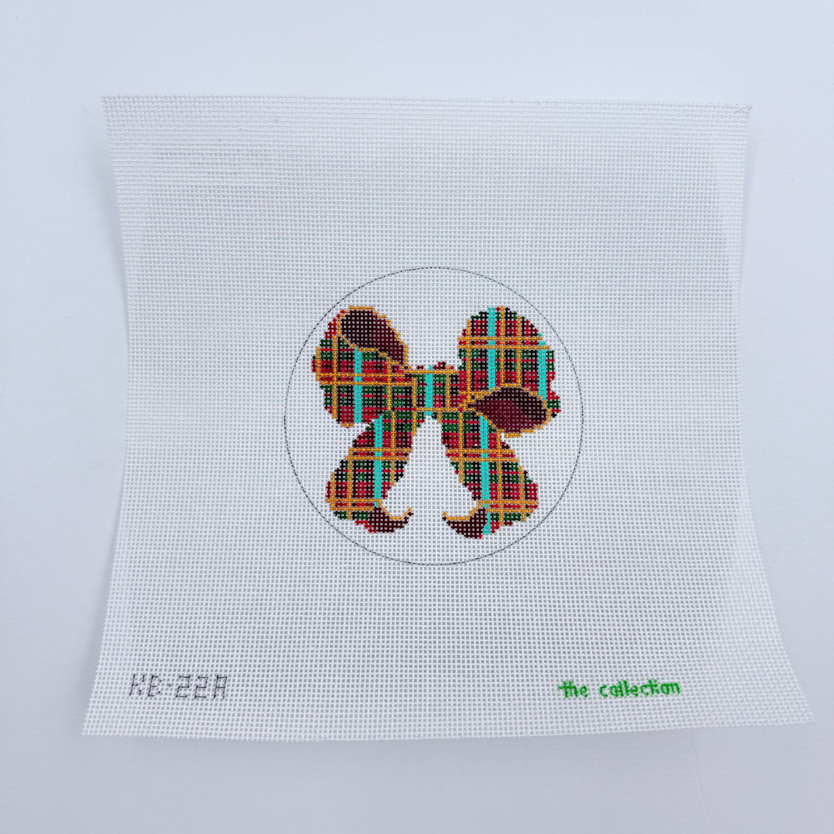 Mini Plaid Bow Needlepoint Canvas – KC Needlepoint