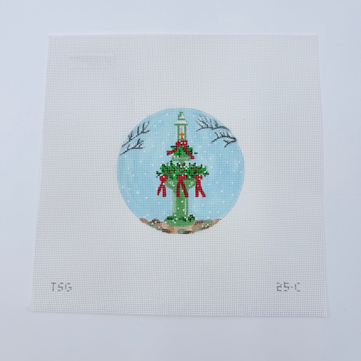 Nantucket Lamp Post Canvas – KC Needlepoint