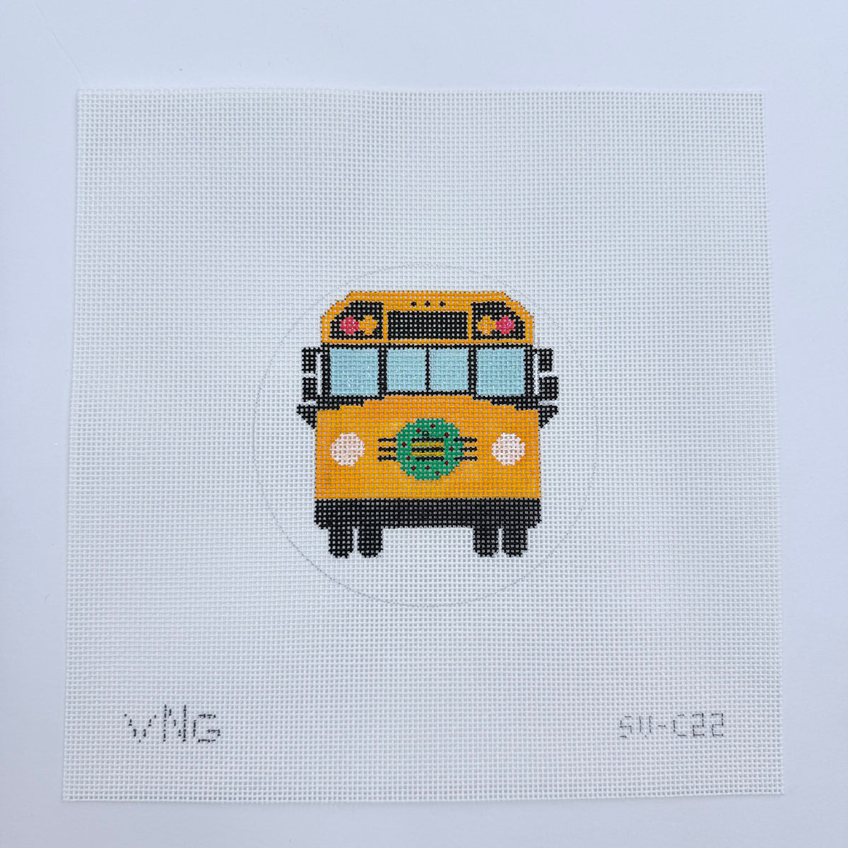 School Bus Canvas – KC Needlepoint