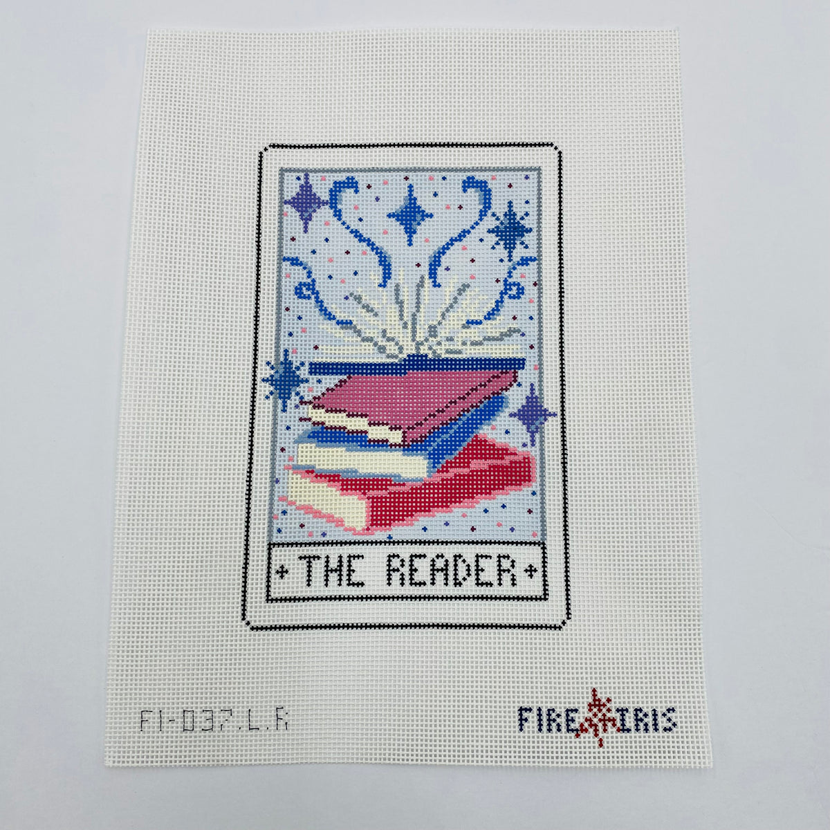 The Reader Canvas – KC Needlepoint