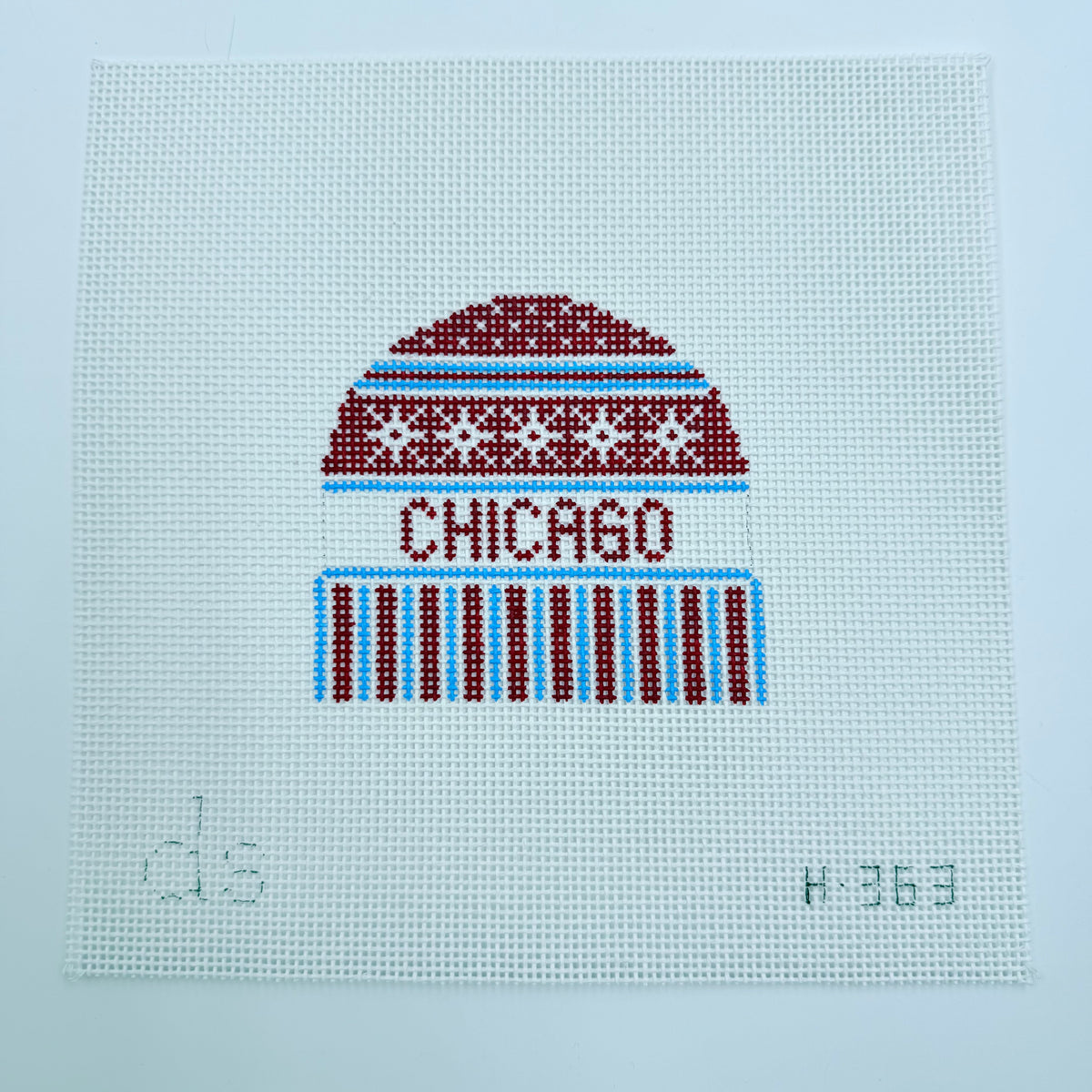 Chicago Hat Needlepoint Canvas – KC Needlepoint